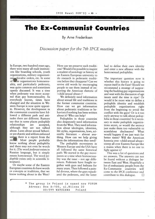 Newsletter 09 - Summer 1993 | IPCE